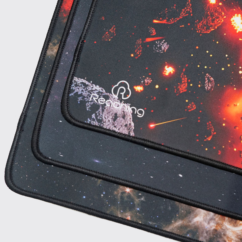 Custom Large Gaming Mouse Pad with Anti-Slip Rubber Base Black ...