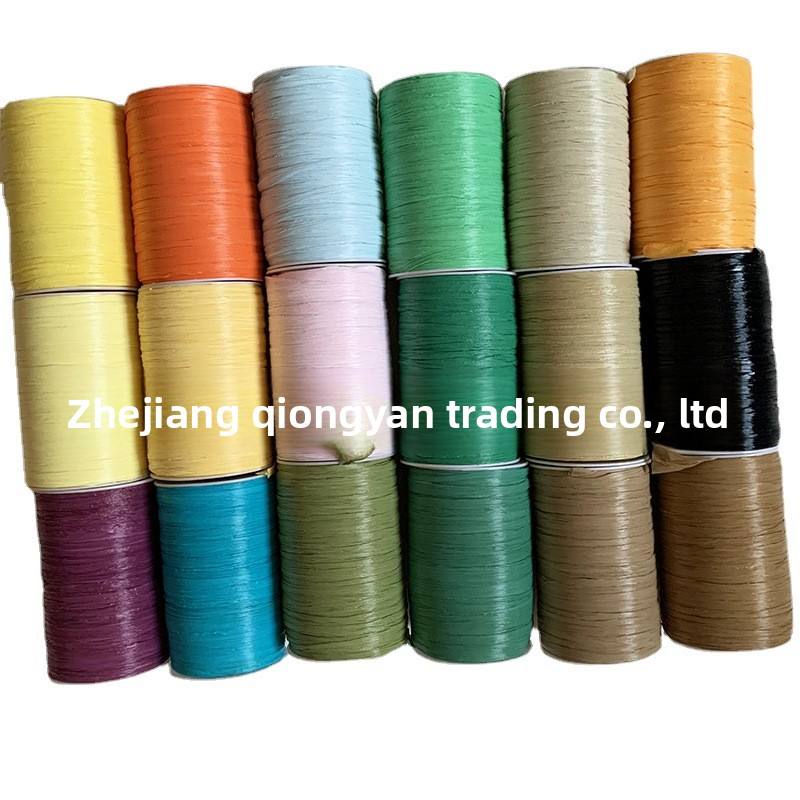 Crafts Raffia Yarn Japanese Paper Plant Fiber Cotton Grass Yarn Bag ...