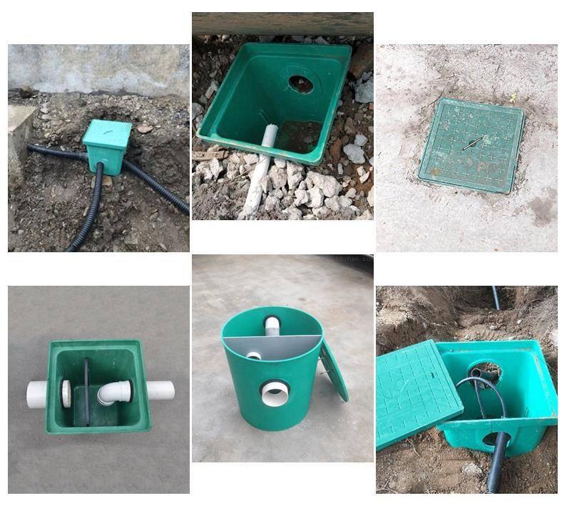 Shock-Resistant Green Square Plastic Distribution Box for Underground ...