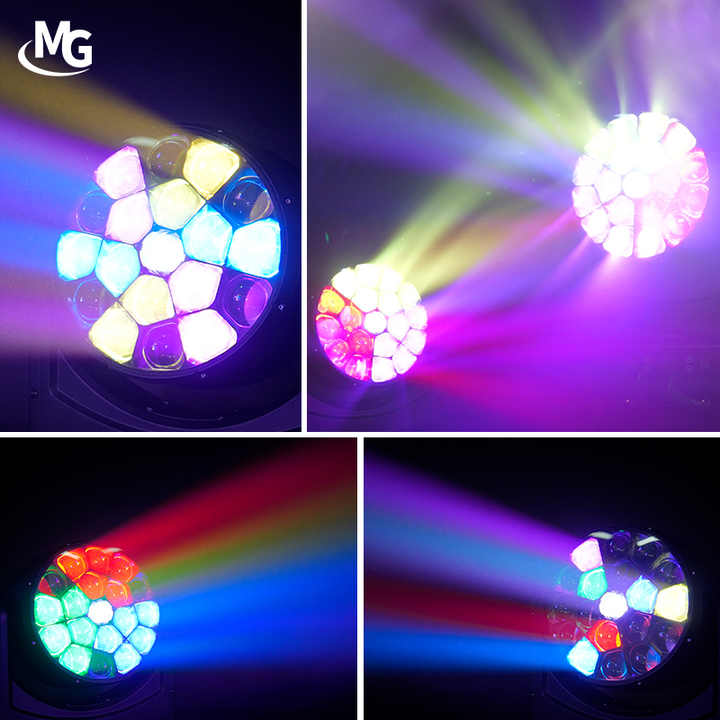 Outdoor Waterproof Moving Head LED Wash Zoom Light IP65 66 Bee Eye 19 ...