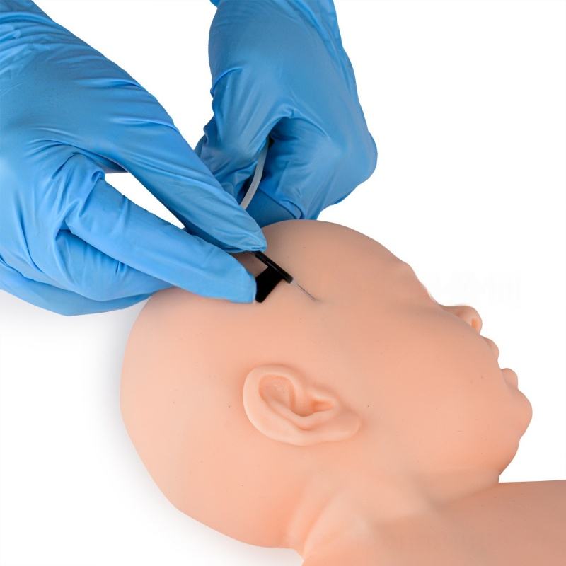 Infant Head Venipuncture Training Manikin for Pediatric IV Injection ...