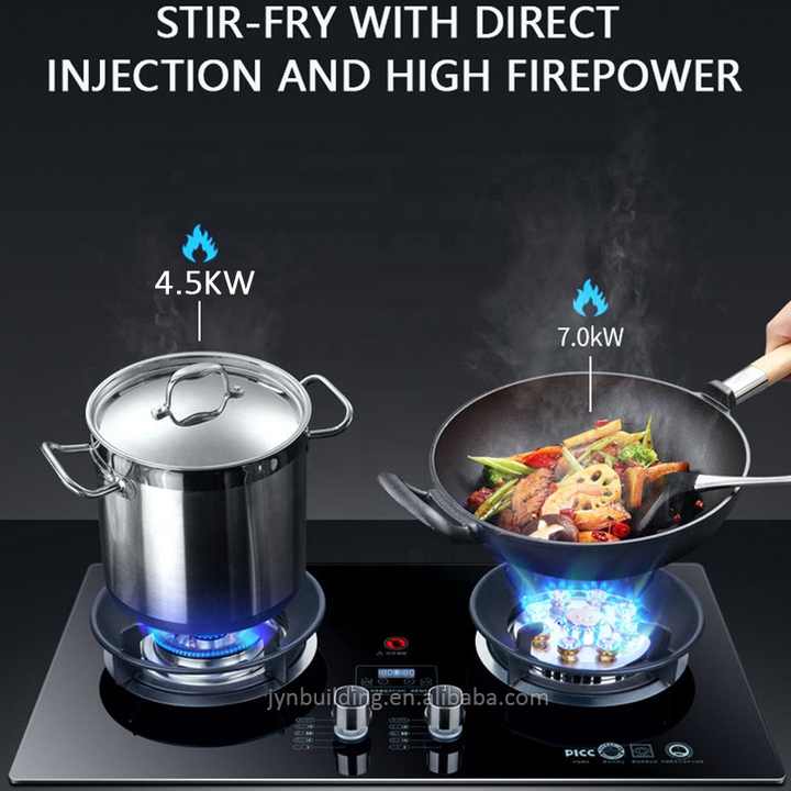 Household Multi Burners Dual Cooker Stove Countertop Embedded NG ...