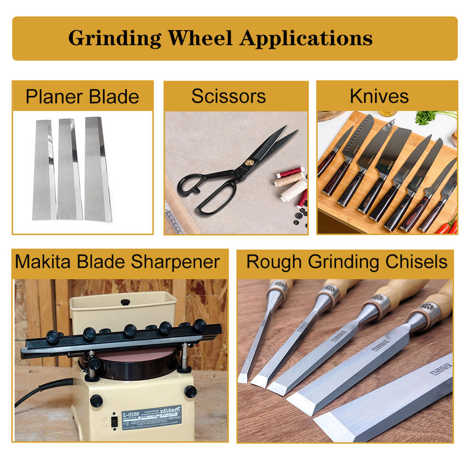 REZZ Customized Knife Sharpening Planer Blades Grinding Wheel Resin ...