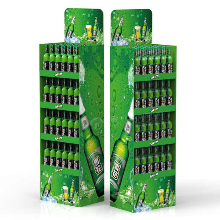 Custom Beverages Drink Wine Beer Can Energy Cardboard Floor Corrugated ...