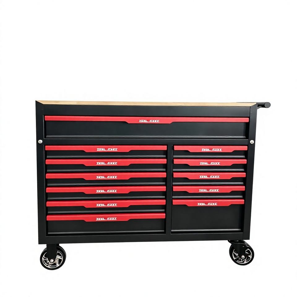 Cold Rolled Steel 12 Drawer Tool Organizer Tool Cart with Central Lock ...