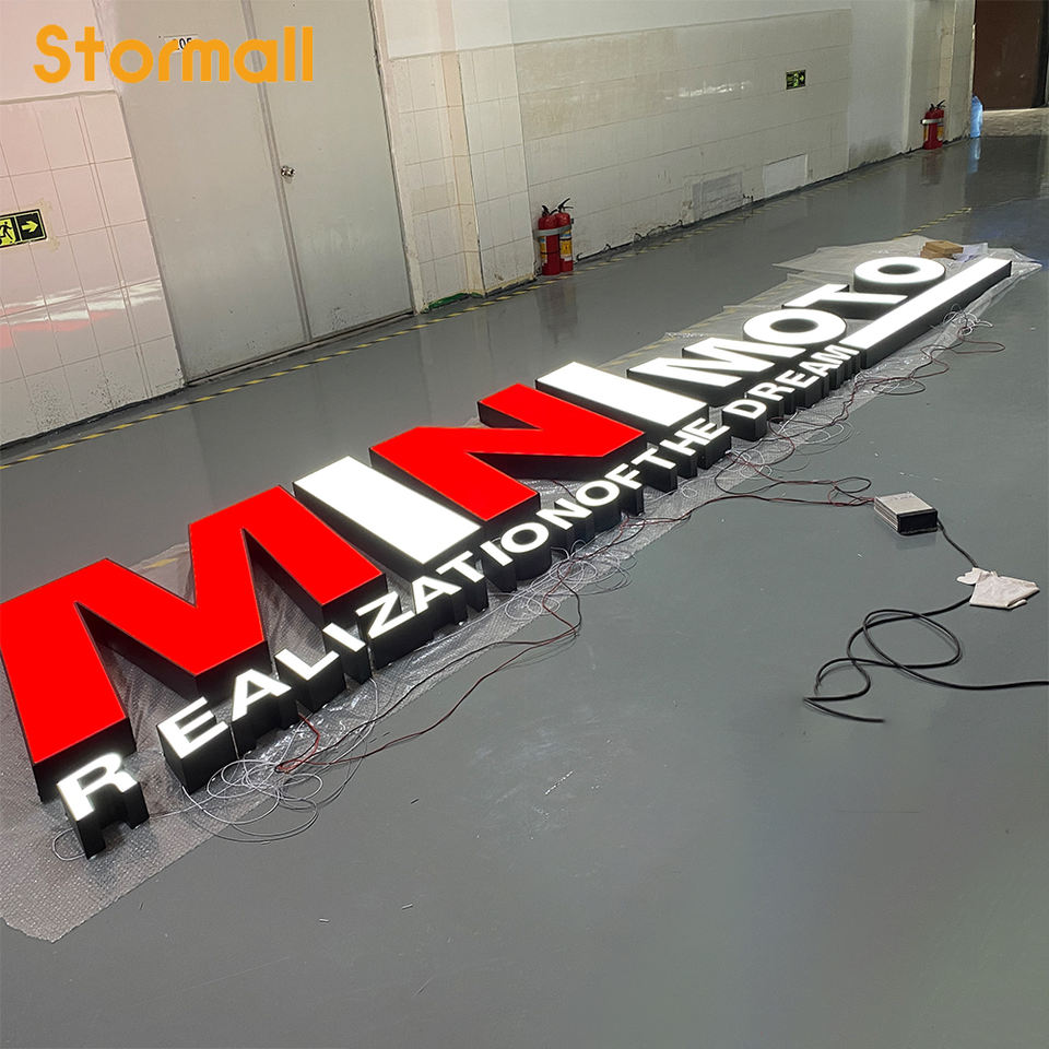 Rgb Led Letter Sign LED Illuminated Sign Frontlit Acrylic 3D ...