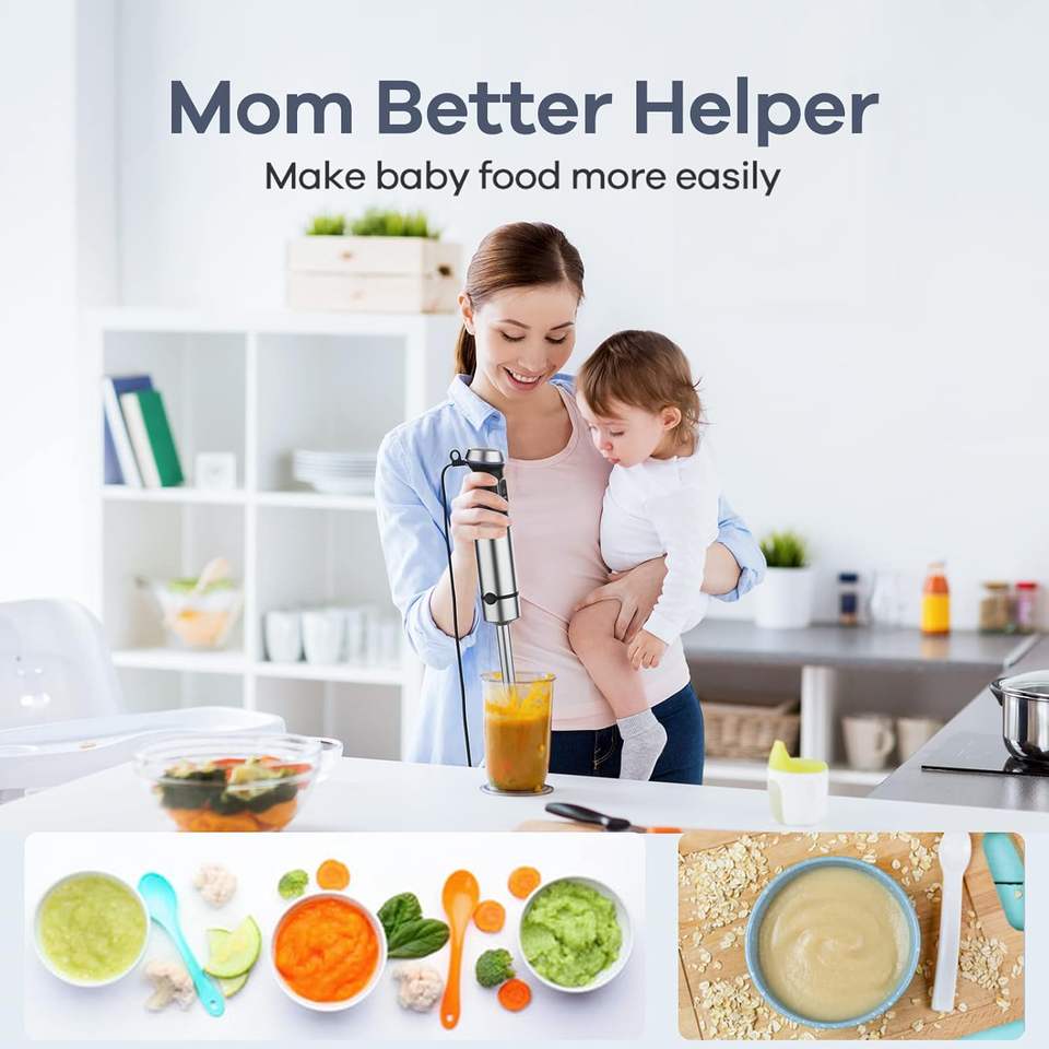 GS CE Factory Priced Immersion Hand Mixer Blender Pure Copper Motor and ...