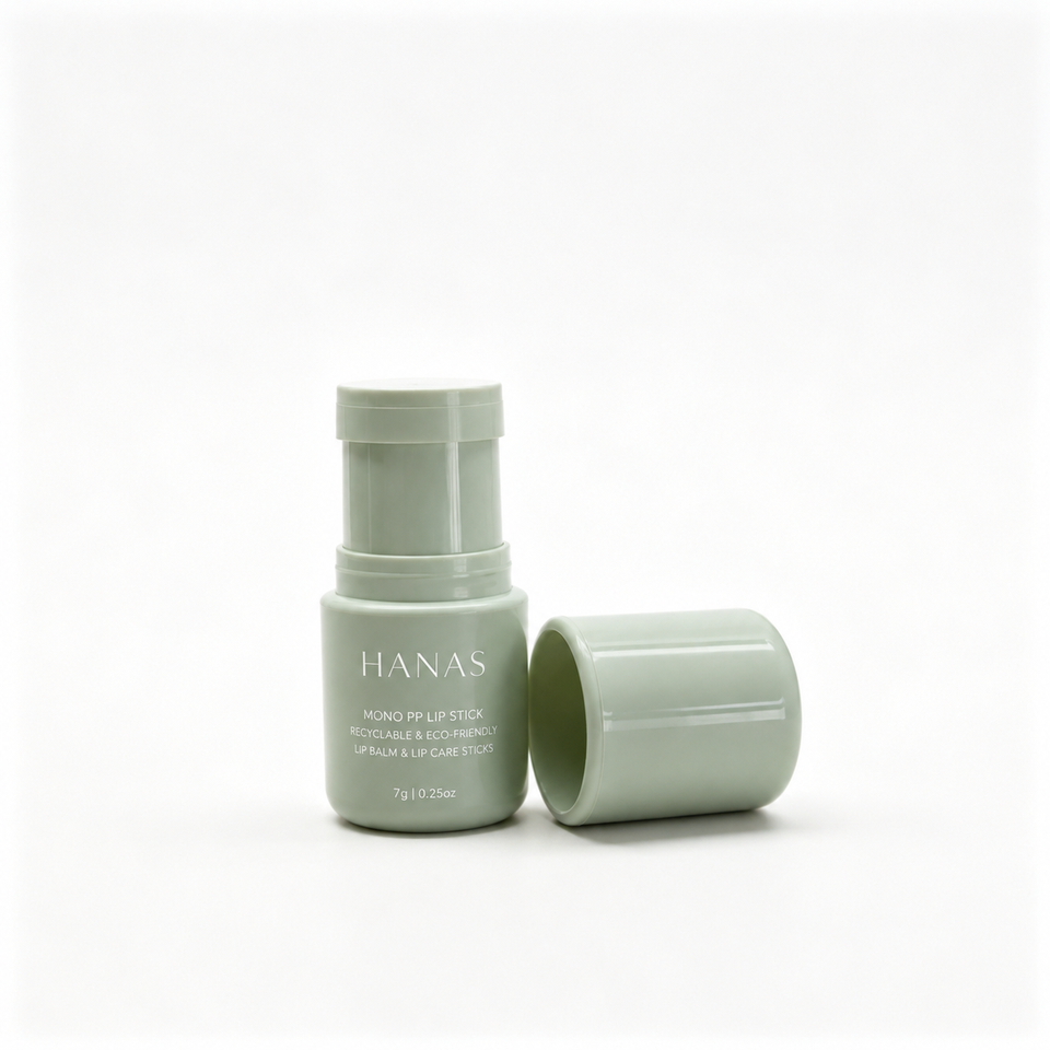 Eco Friendly Custom Logo 7g Round PP Plastic Lip Balm Stick Tube ...