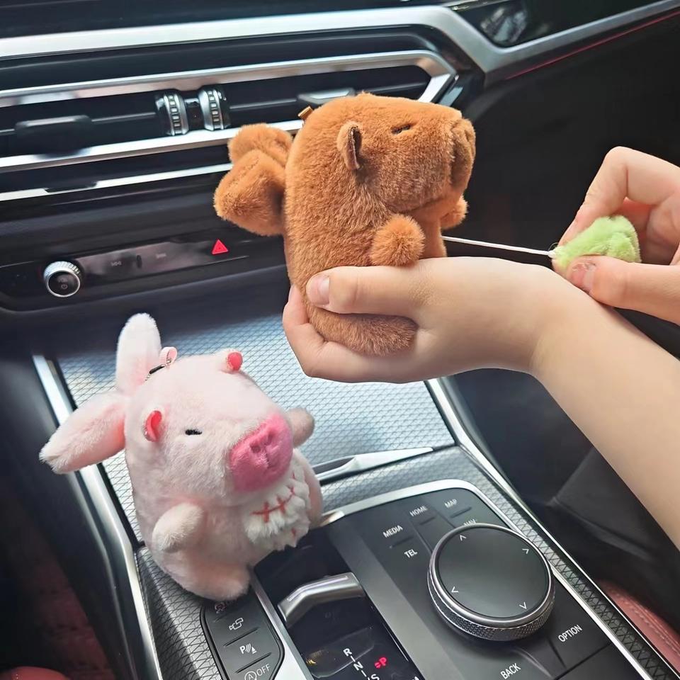 Flapping Wings Capybara Keychain Plush Toy Super Soft Huggable ...