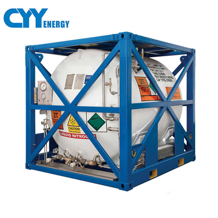 10ft/20ft/40ft LNG/LOX/LIN/LAR ISO Tank Container - High Efficiency