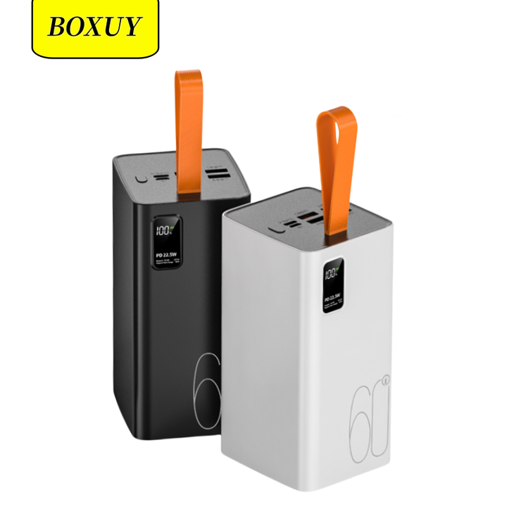 60000mah Power Bank with 22.5W Type C Output - Fast Charging