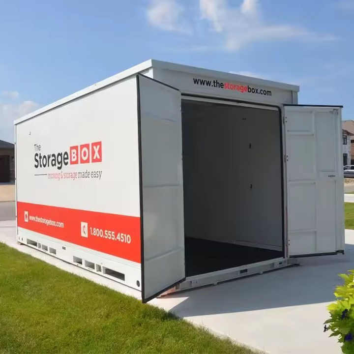 Q235 Steel Movable Storage Containers - Portable & Foldable