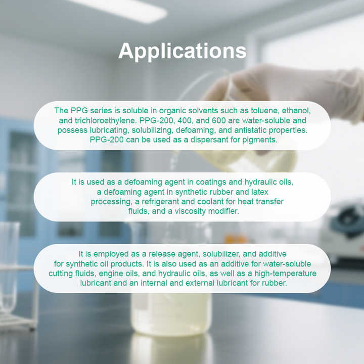 JIUJIE Non-Ionic Surfactant Polypropylene Glycol (PPG-200 PPG-1000 PPG ...