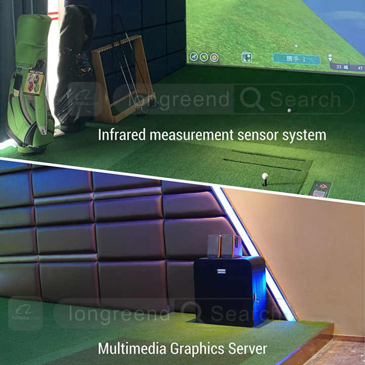 LONGREEND Korean Genuine Indoor Infrared Golf Simulator Putting ...