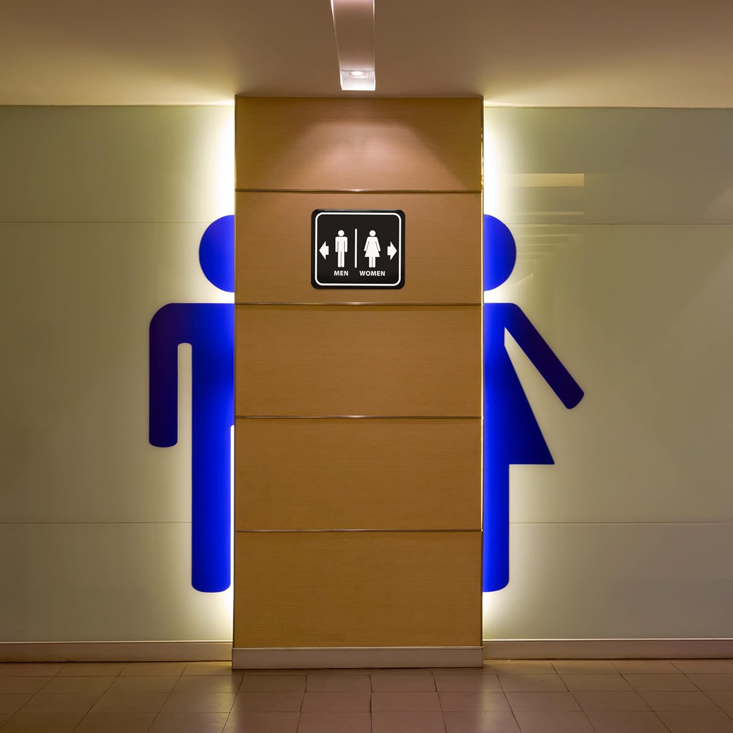Ilumine Espacios Comerciales con Soluciones Avanzadas de señal de baño ...