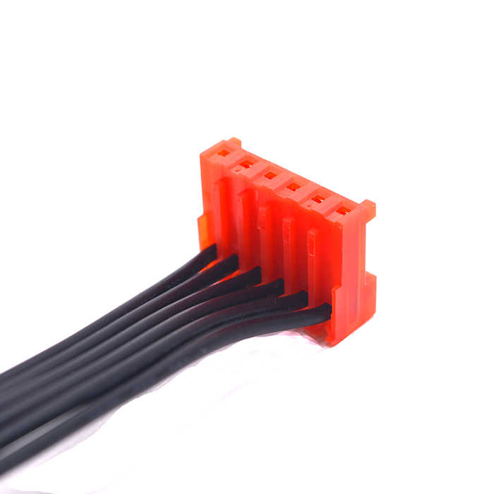 Customizable 90 Degree Wire Board Connector 6Pins Crimping Connection ...