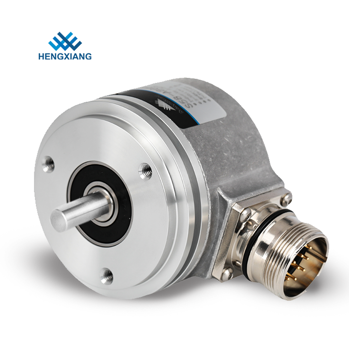 HENGXIANG S58 Incremental Rotary Encoder Solid Shaft IP65 Protection High Resolution 65536PPR ...