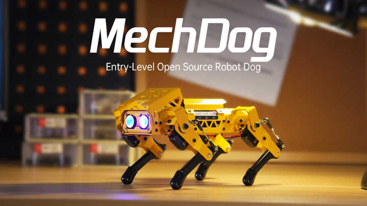Hiwonder MechDog AI Voice-Interactive Programming Robot Dog Kit - OEM