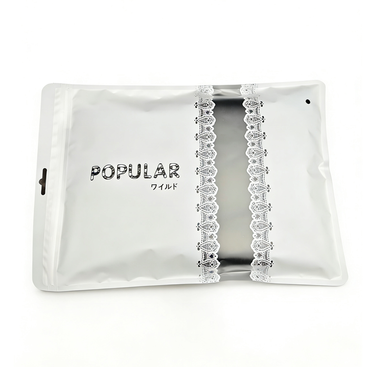 Premium Reusable Lace Edge Resealable Clothing Bags BOPP Matte PE ...