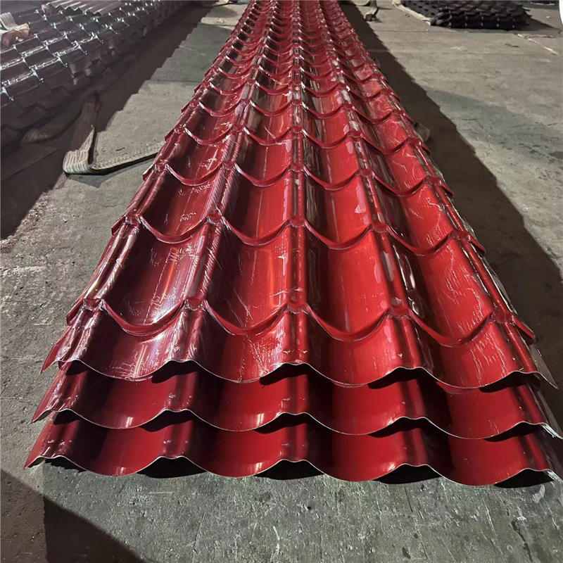 Custom-made RAL-coloured Corrugated Steel Sheets Galvanised Roofing ...