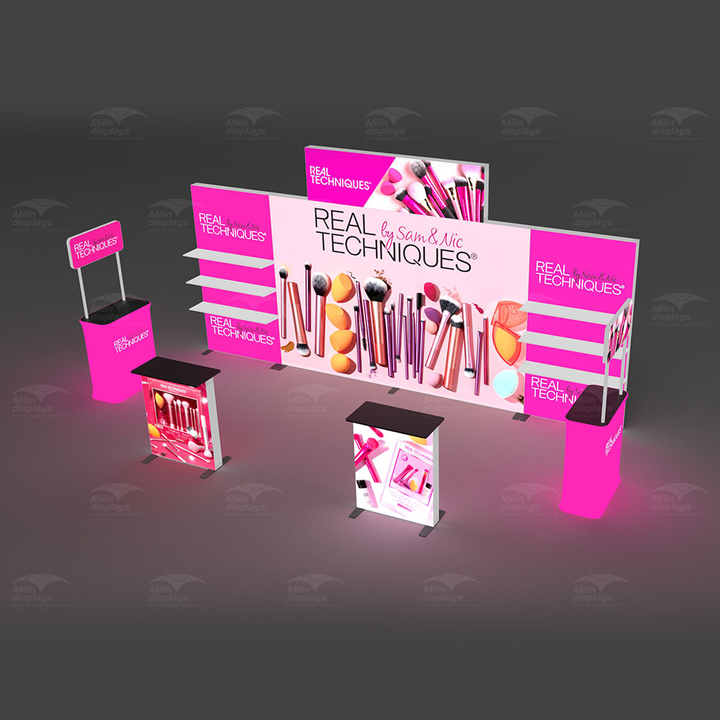 Modular Exhibition Trade Show Booth Backlit LED Light Box Custom SEG ...