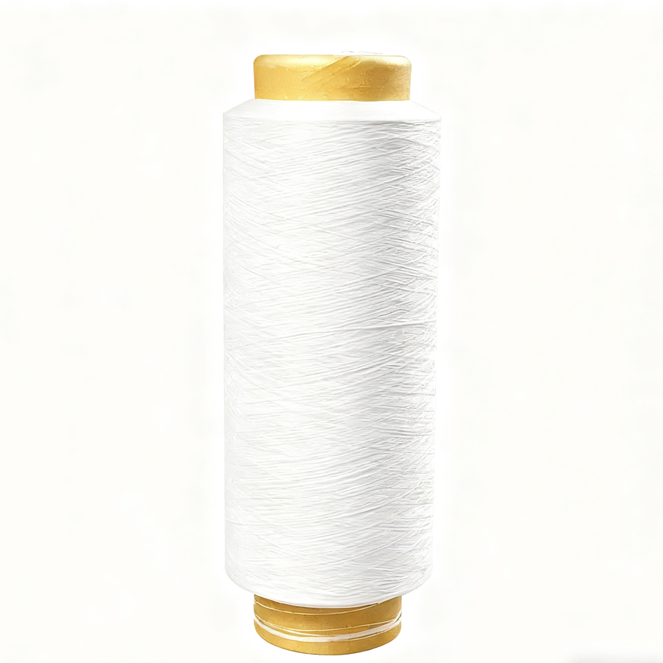 Cheap Price 40S Semi-Dull 130D Polyester Yarn DTY Raw White S Twist AA ...