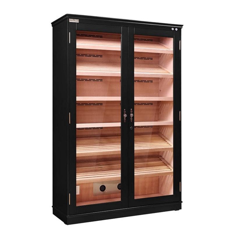 Cigar Showcase - Premium Spanish Cedar Humidor Cabinet
