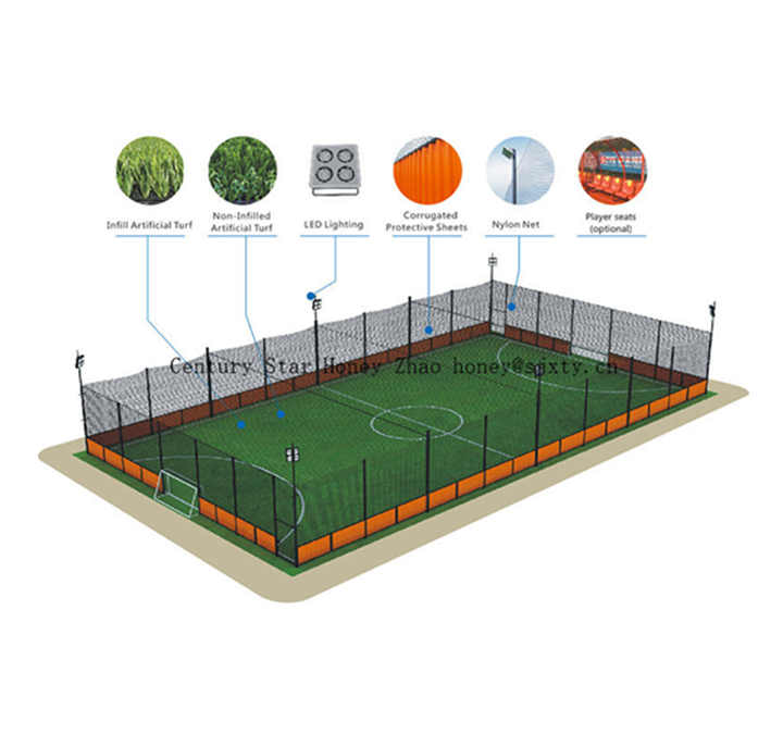 Artificial Grass for Football Soccer Field Outdoor Play Carpet Natural ...