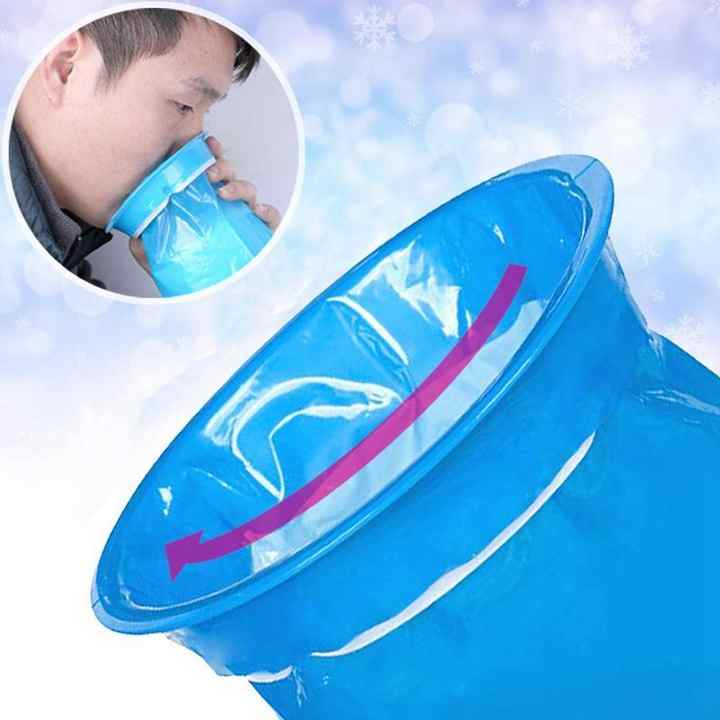 Custom Disposable Blue Emesis Bags - Leakproof Vomit Plastic Bags