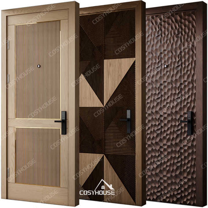 China Top Manufacturer Fire Rated Timber Interior Door with Soundproof ...