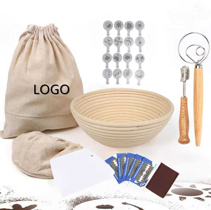 Dough Proofing Trays With Lid Rattan Basket Baking Utensils Sourdough ...