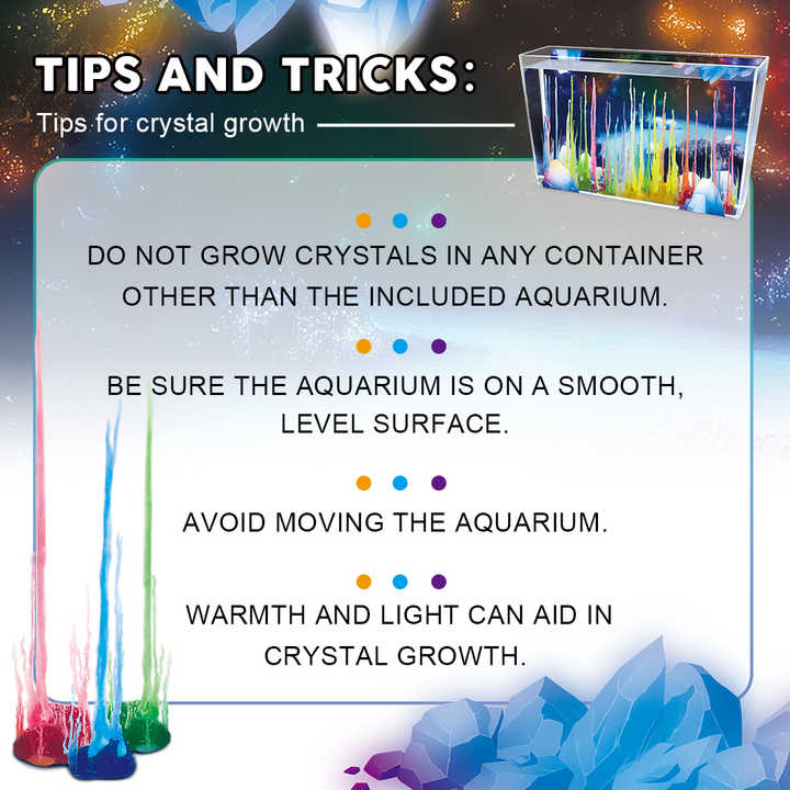 Discovery Kids Crystal Aquarium Includes Growing Magic Rocks Aquarium ...