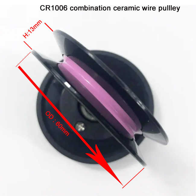 High Precision CR1006 -B06/B07/B08/B10 Ceramic Guide Pulley Wear ...