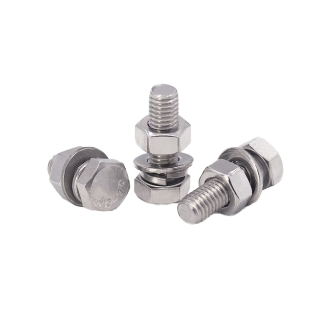 Stainless Steel SS A2-70 A2-80 A4-70 A4-80 Hex Bolt and Nut Combination ...