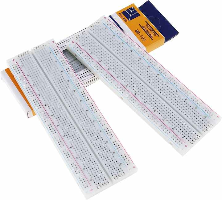 Breadboard 830 Tie-Points Tablero De Circuito-Breadboard Prototype Paper Pcb Universal Circuit ...