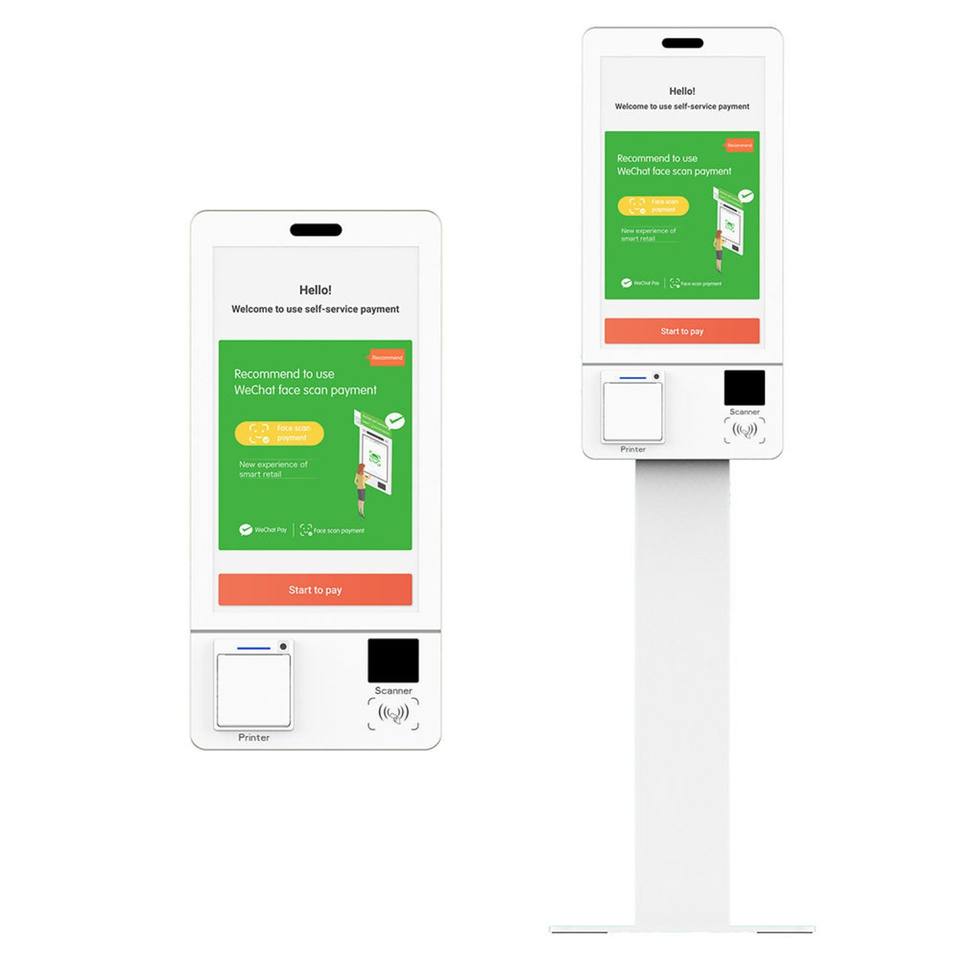 Android Touch Screen Indoor Restaurant Self Service Ordering Kiosk with ...