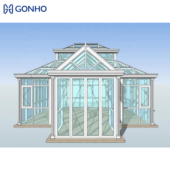 GONHO Glass Garden House - Modern American Style Sunroom