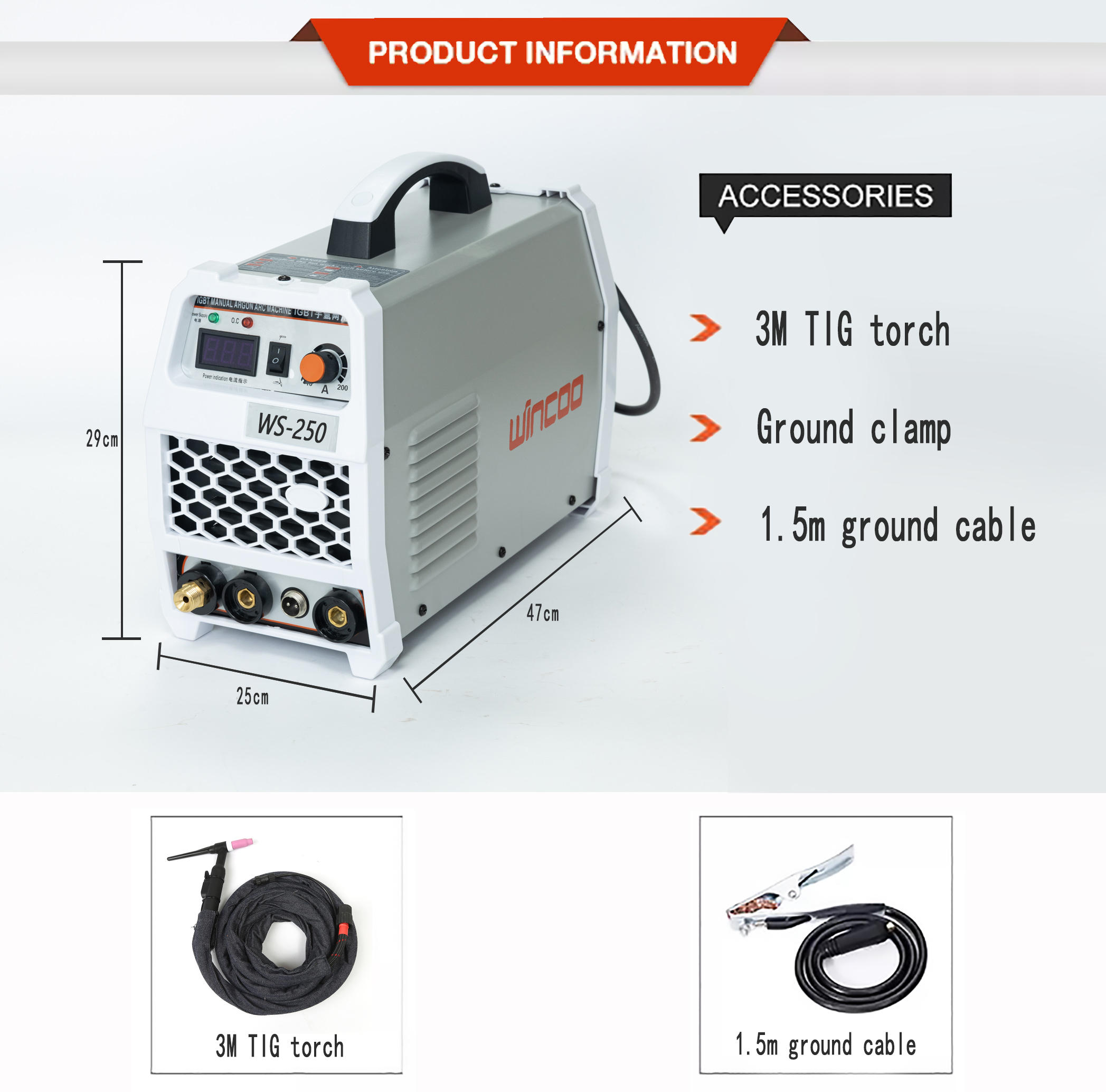 Portable inverter welding machine TIG250 argon arc welding machine mig ...