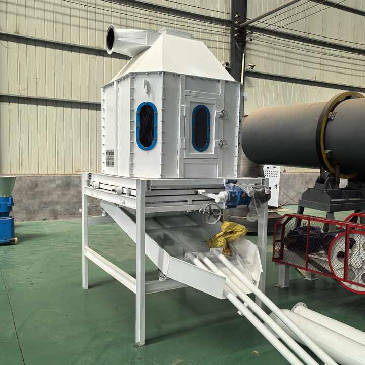 Vertical Counter Flow Fertilizer Pellet Cooler Pellet Swing Cooling ...