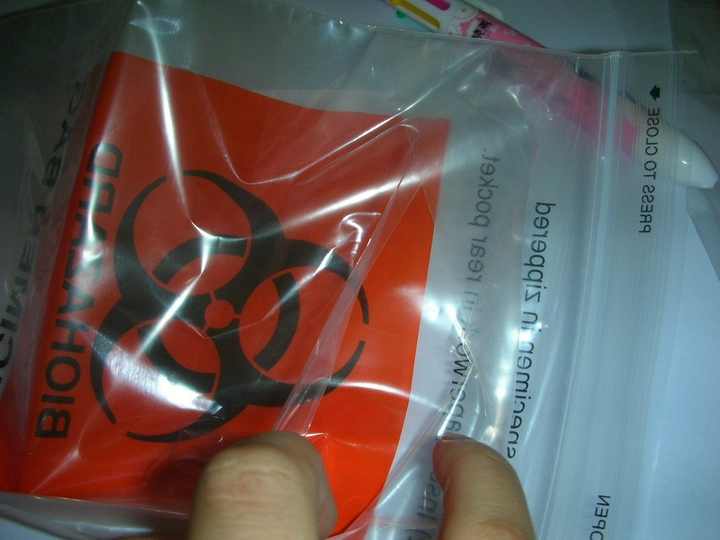 Customized Biohazard Specimen Zip Lock Bag Resealable Specimen Bag for ...