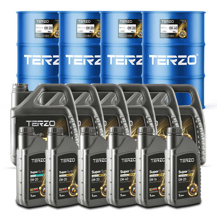 Excellent Quality Motor Oil 0W30 0W40 Fully Synthetic Oil Engine Lubricant Oil TERZO Supersynth ...