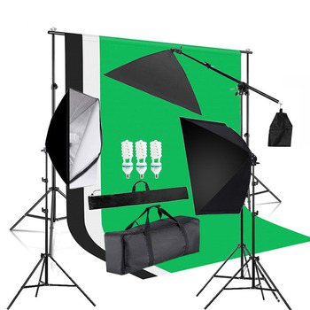 Photo Studio Equipment 2*3M Background Stand Photography Backdrop Set ...