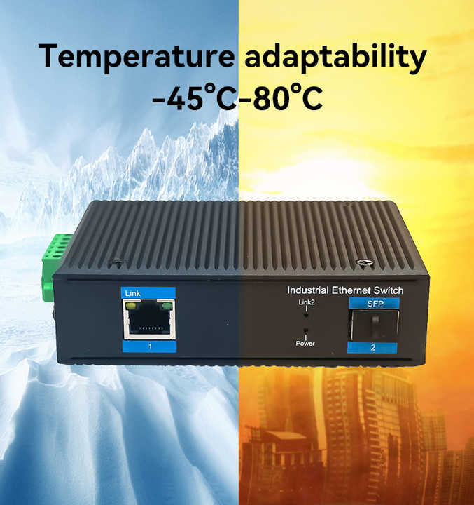 Industrial Ethernet POE Switch - Reliable 1 Port Solution