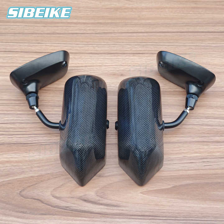 F1 Racing Carbon Craft Square Car Mirror Universal JDM Racing Car Real ...
