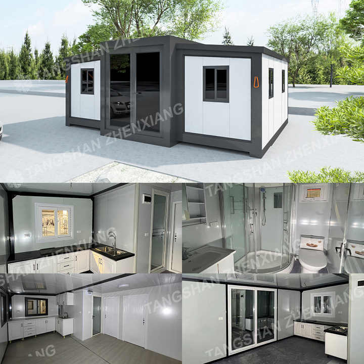 Easy to Install Temporary Home 20ft 40ft Modular Emergency Shelter ...