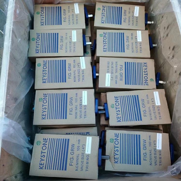 Keystone Butterfly Valve FIGURE 990 & 920 Resilient Seated OEM Topworx ...