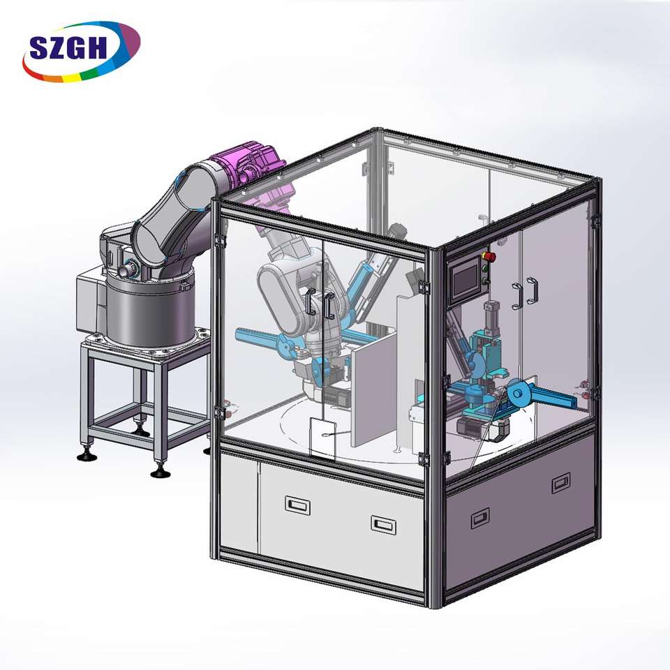 Robotic Arm Sand Belt Buffing - Industrial Polishing Machine