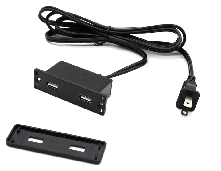 USB Hub Power Socket Recessed USB Power Strip Outlet with Power Supply ...