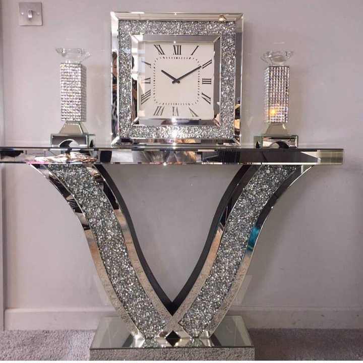Luxury Best Seller Crushed Diamond Console Tables for Living Room ...