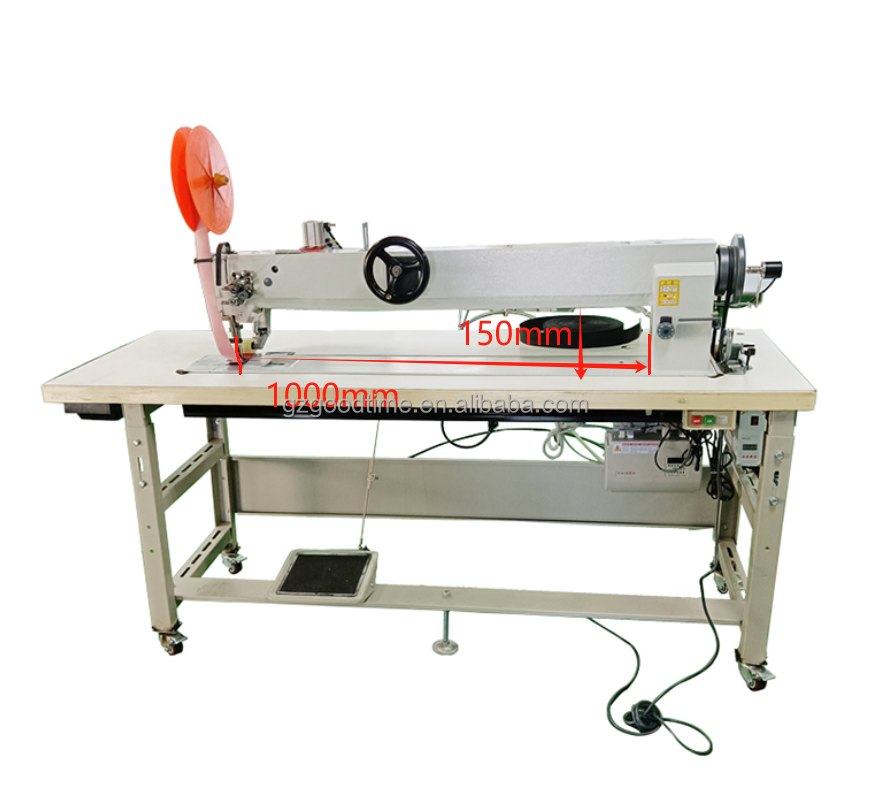 Long Arm Double Needle Heavy Duty Lockstitch Sewing Machine For ...